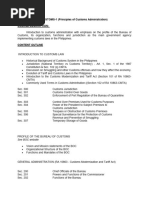 Customs Law Study Guide | PDF | Customs | Asset Forfeiture