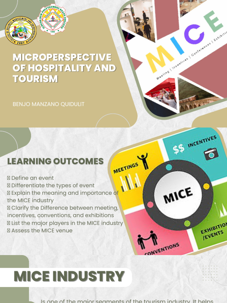 Module 5 THC 3 | PDF | Tourism | Supply Chain