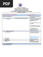 Detailed Lesson Plan - FILIPINO 6 | PDF