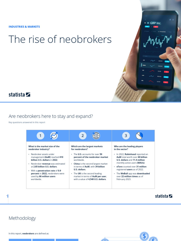 Neobroker Market Insights 2023 | PDF | Financial Services | Economies