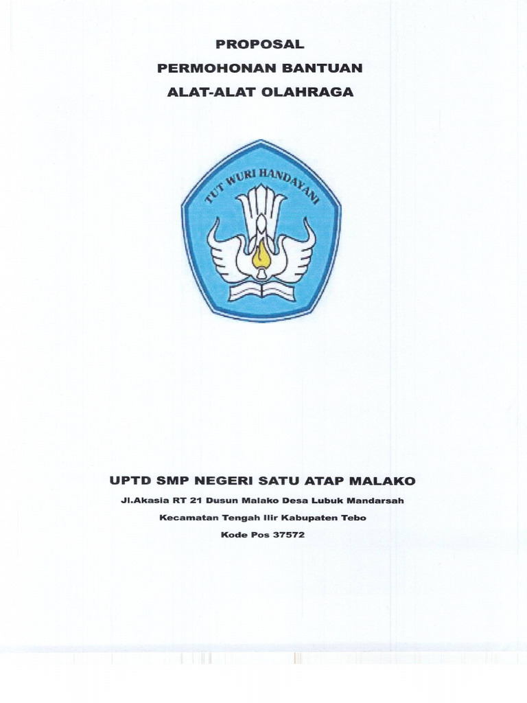 Proposal Peralatan Olahraga | PDF