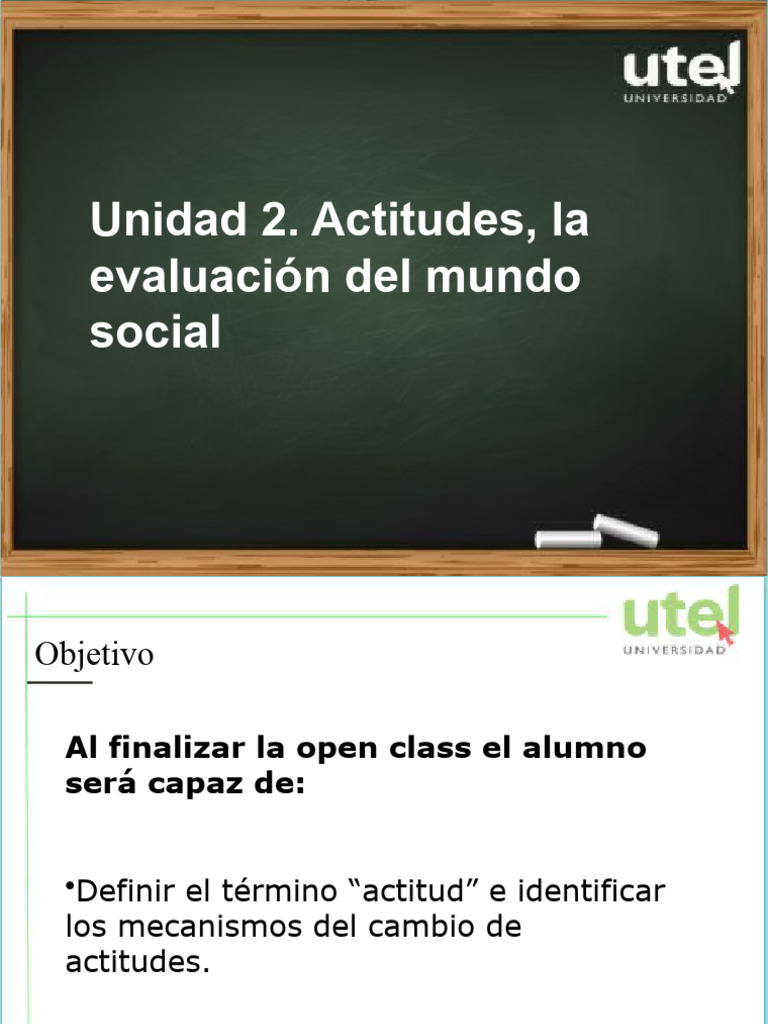 Open Class S2 Actitudes P.Social | PDF | Actitud (psicología ...