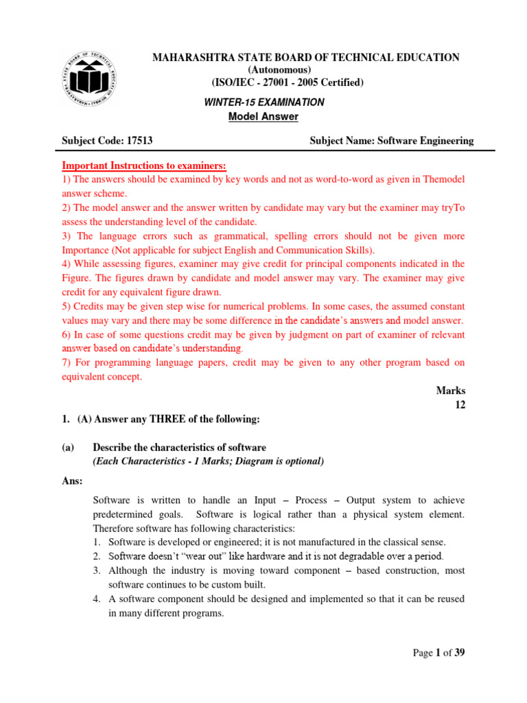 SEN Winter 2014,15,16,17,18,19 | PDF | Computer Programming | Software Development Process