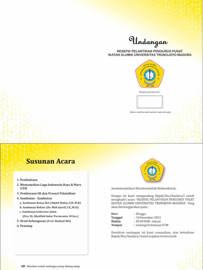 Undangan IKA NEW | PDF
