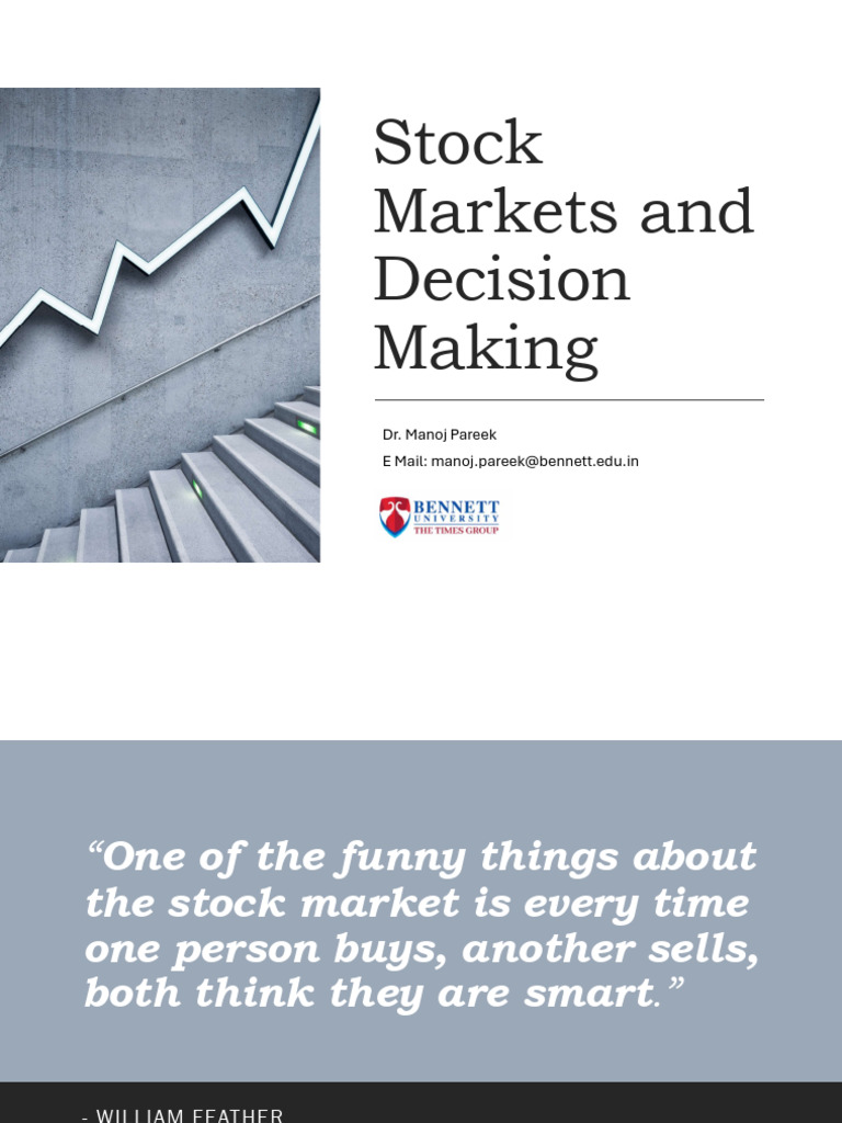 Stock Markets Making Investment Decisions | PDF | Investing | Stocks