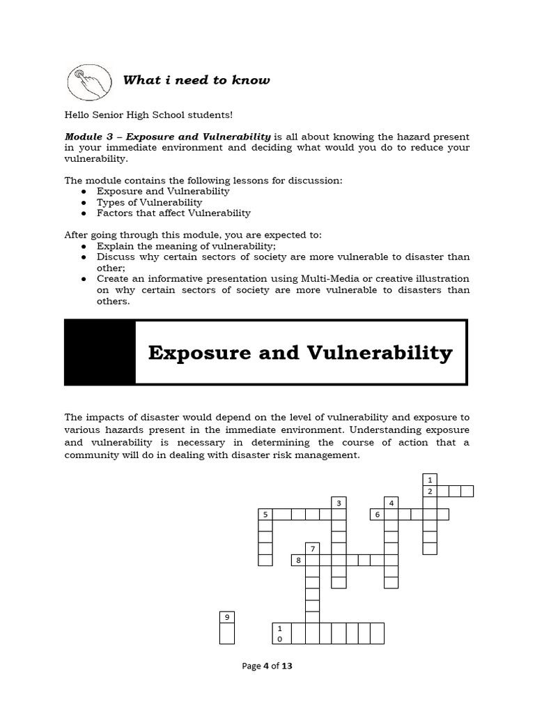 Exposure and Vulnerability Notes | PDF | Natural Disasters | Risk ...