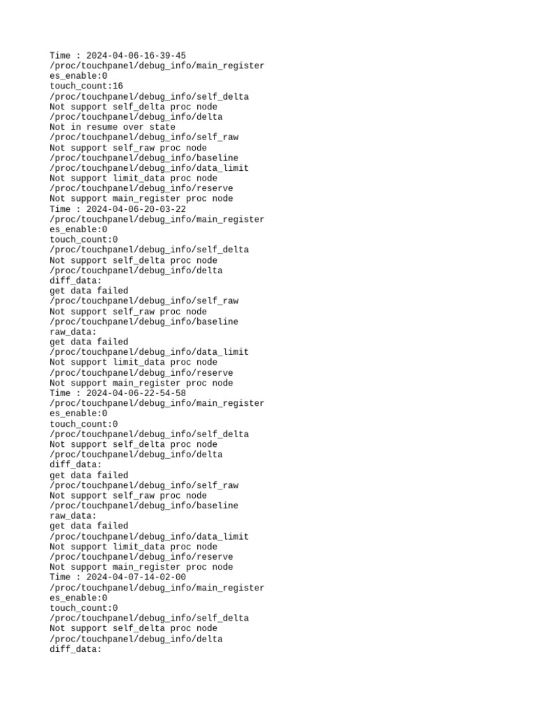 Tp Debug Info | PDF | Data | Inquiry