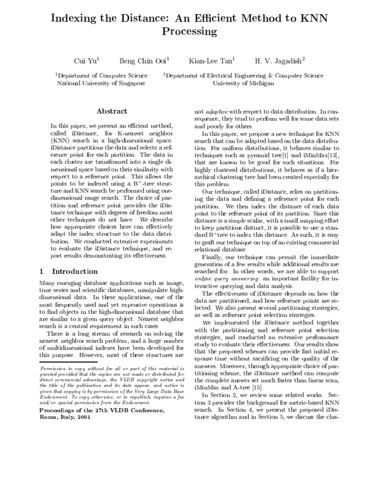 Efficien Metod KNN | PDF | Cluster Analysis | Algorithms And Data Structures