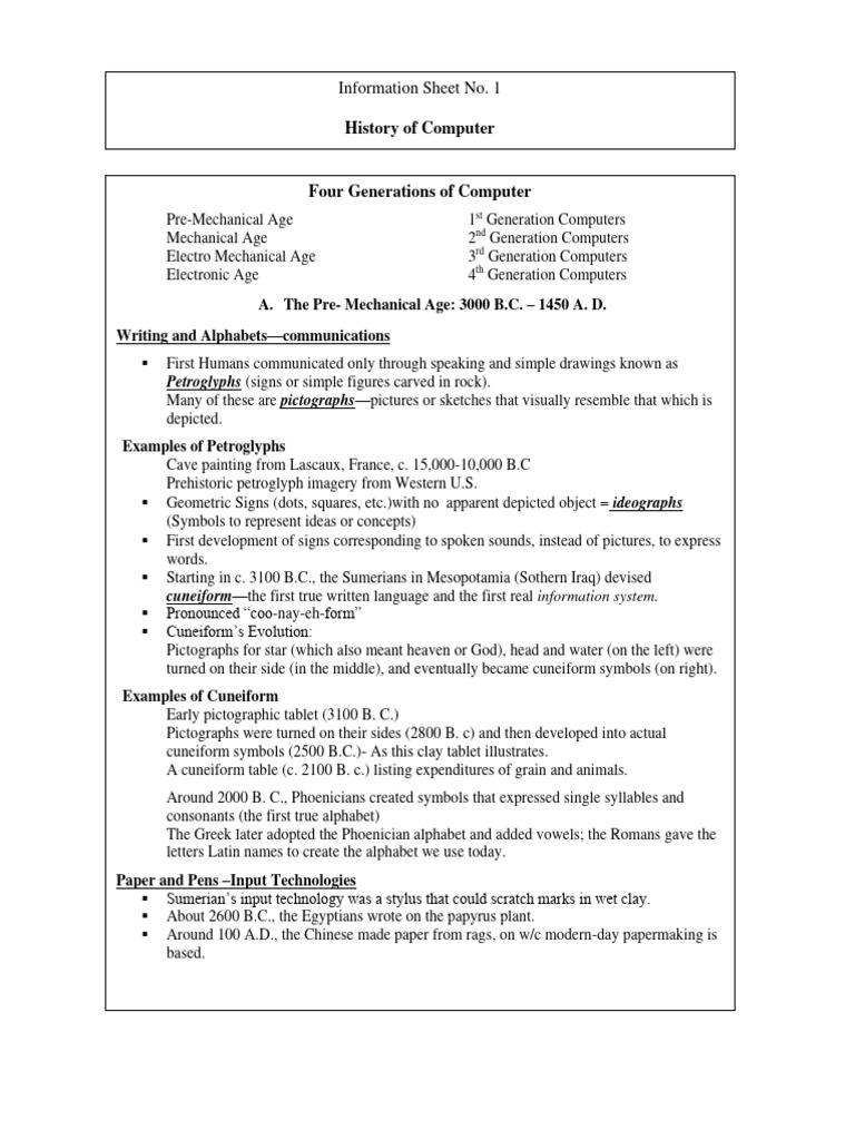 1st Meeting PRELIMIntroduction To Computing | PDF | Microprocessor | Intel