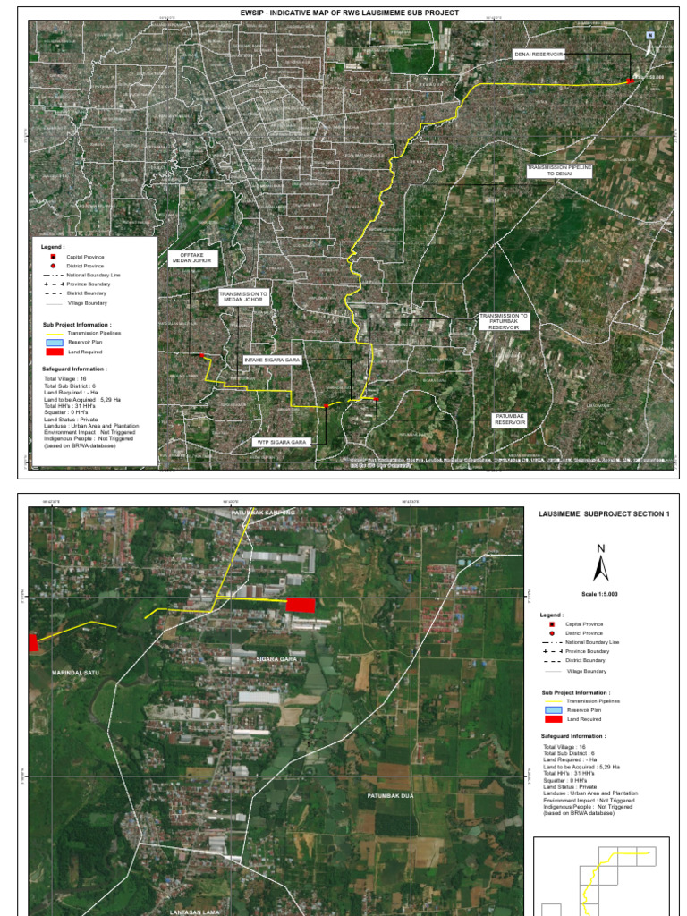Map Belawan Lausimeme Subproject 190711 Updates110719 | PDF ...