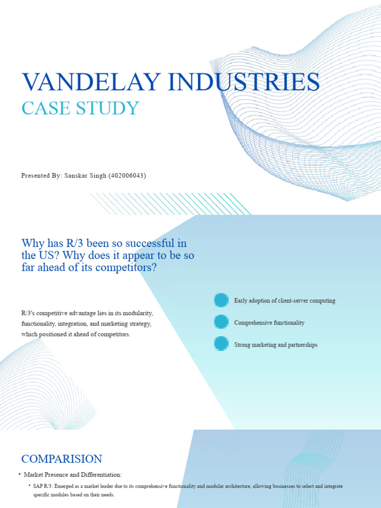 ERPM - Vandelay Industries - Case Study | PDF | Enterprise Resource Planning | Consultant