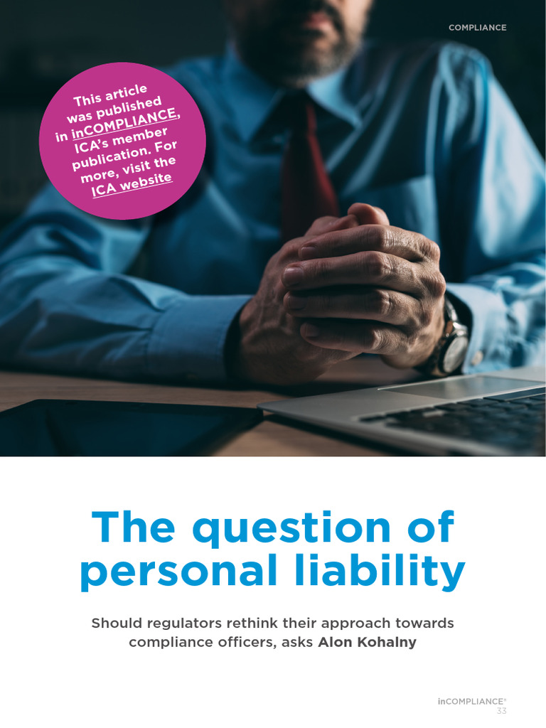 nuevo rol para el OC | PDF | Regulatory Compliance | Negligence