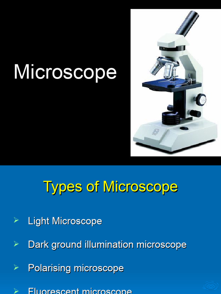 Microscopes | PDF | Microscope | Scientific Techniques