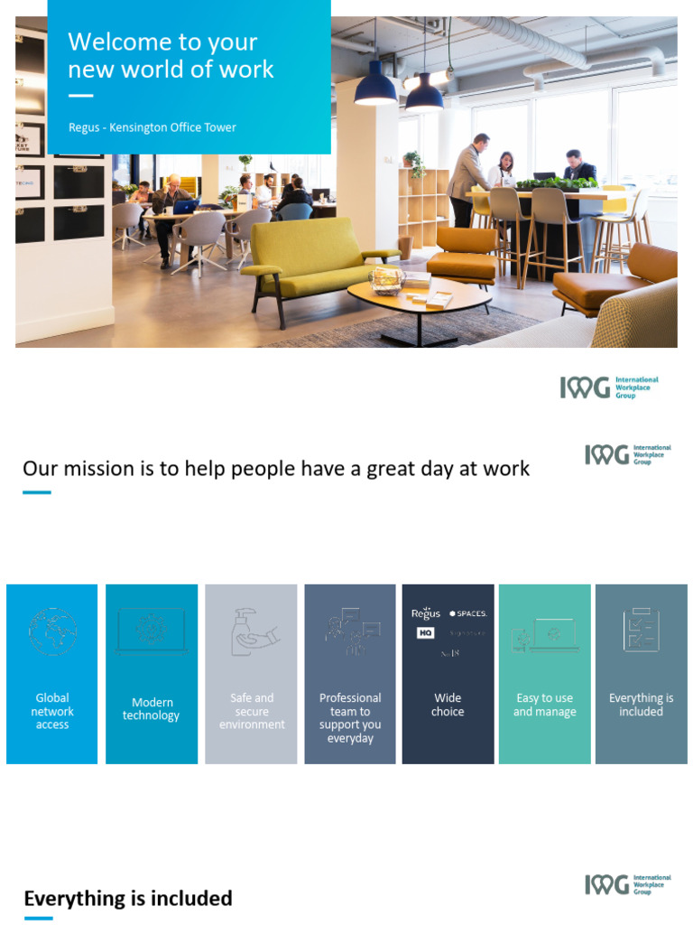 IWG Proposal Deck OFFICE - Kensington Tower Pak Fajar | PDF | Computer Network | Computer Security
