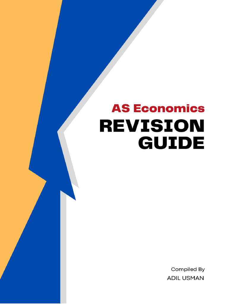 As Revision Guide | PDF | Demand | Elasticity (Economics)