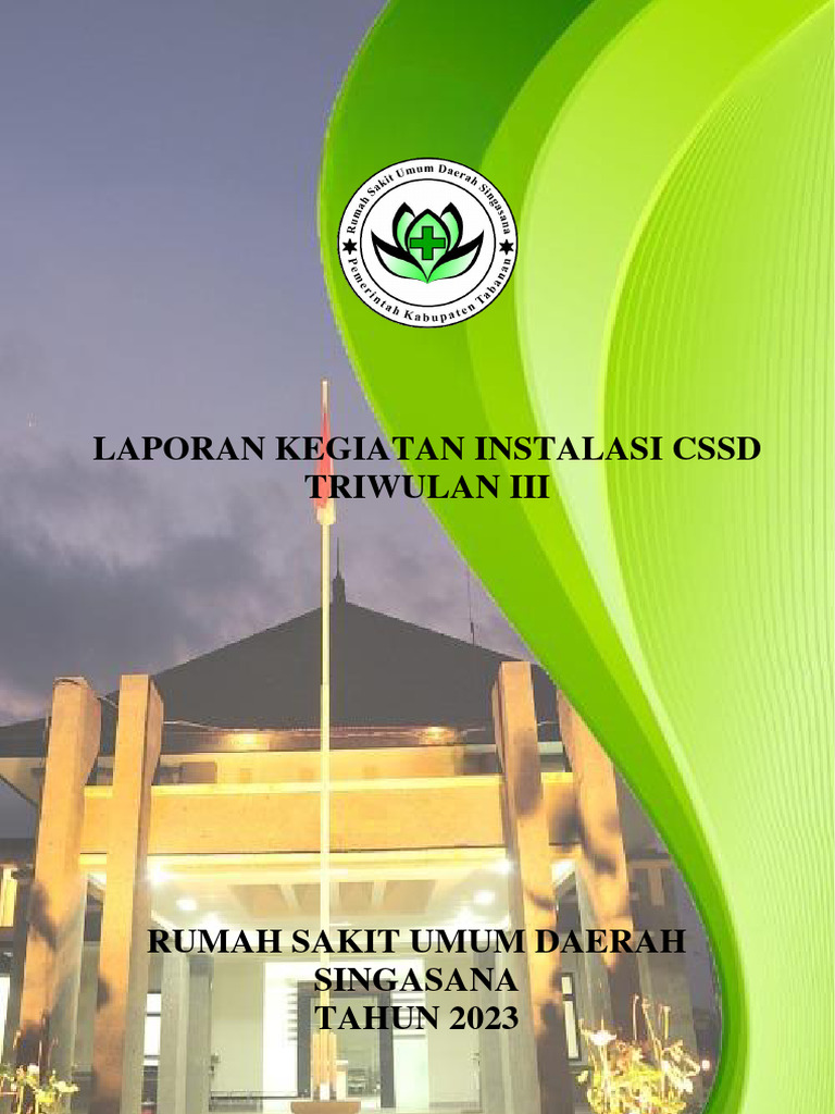 Laporan Kegiatan Instalasi CSSD Triwulan Iii TH 2023 | PDF