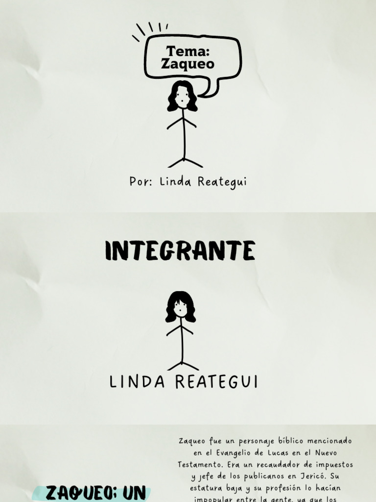 Zaqueo - Trabajo Linda - 20231122 - 221438 - 0000 | PDF | Jesús