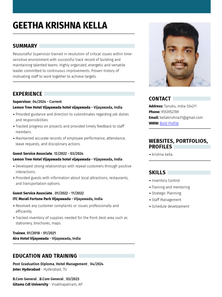 Geetha Krishna - Kella - Resume | PDF | Business
