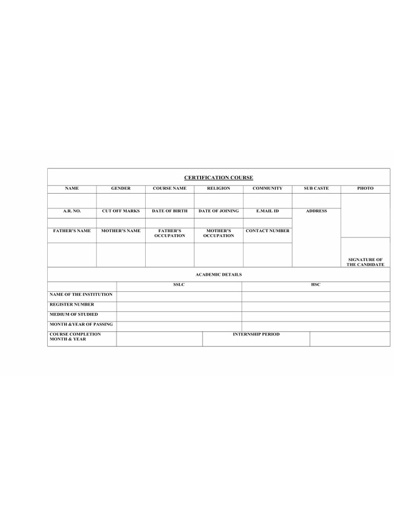 Admission Register Model. Pdf. Final | PDF