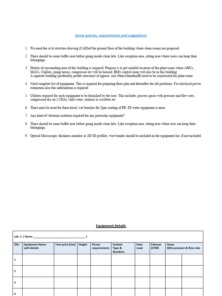 Some Queries Requirements and Suggestions | PDF | Computers ...