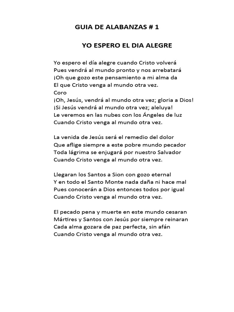 Himnario- Guia de Alabanzas y Coros | PDF | Cristo (título) | Amor