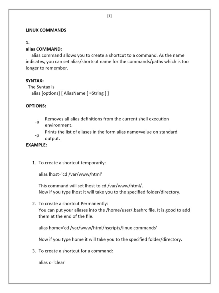 44391874 Linux Commands Pdf Computer File Directory Computing