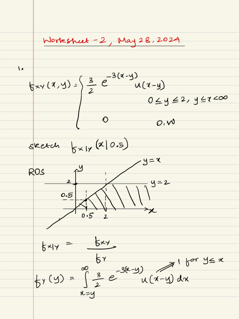 Advanced Math Problem Set | PDF