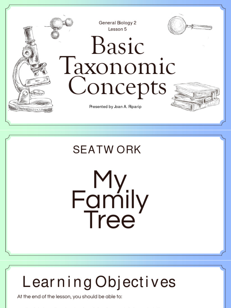 Taxonomy and Systematics | PDF | Taxonomy (Biology) | Phylogenetic Tree