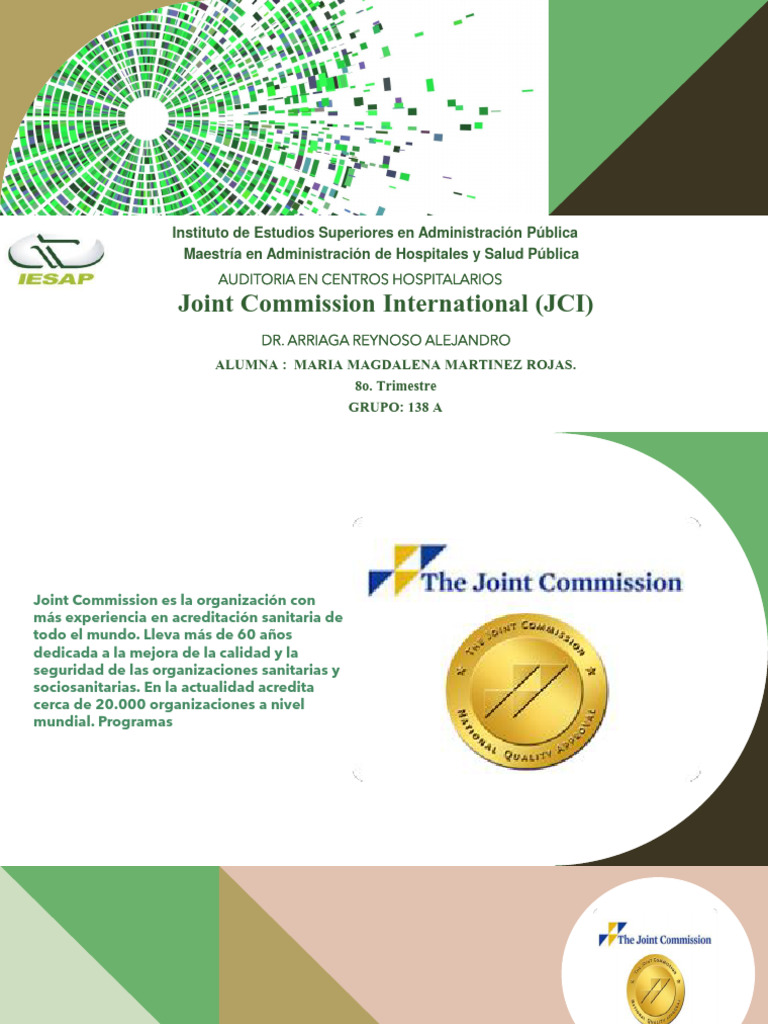 Joint Commission International (JCI) | PDF | Hospital | Medicina