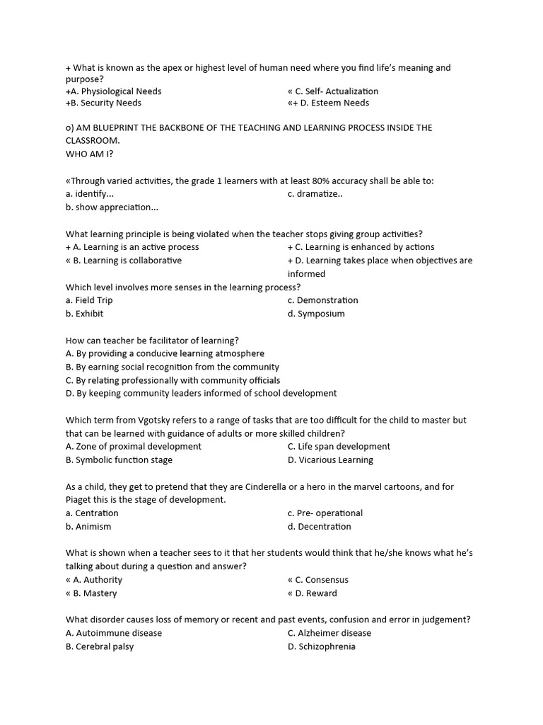 Professional Education Techniques and Intensive Facilitating Learning ...
