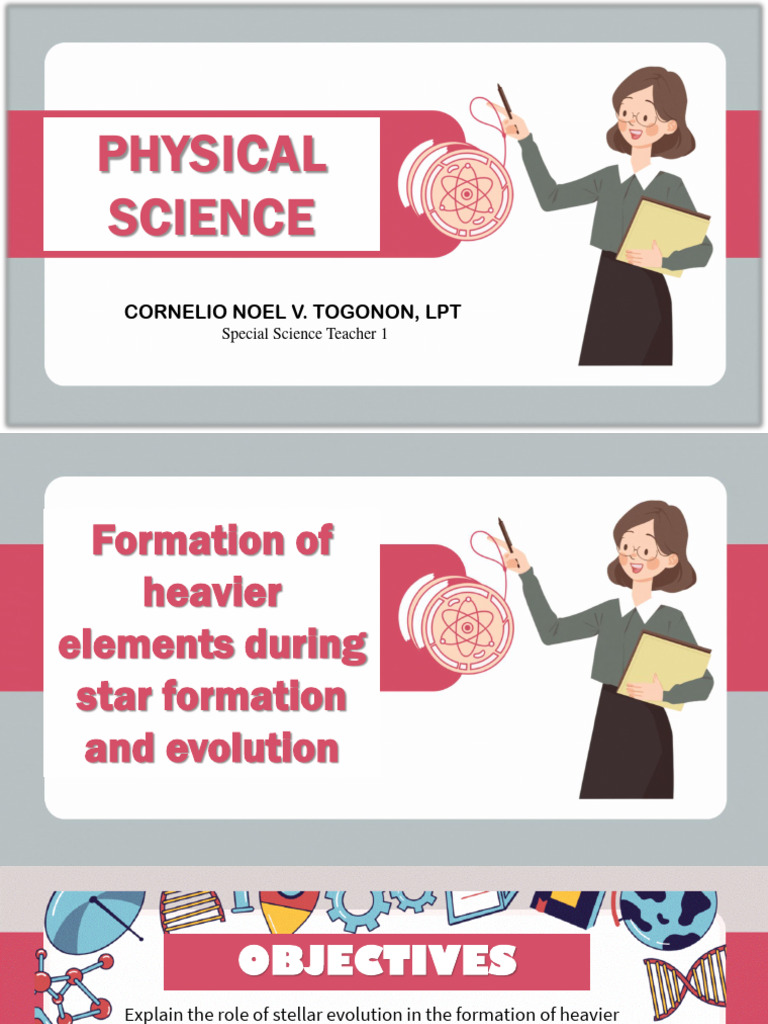 1 - Formation of Heavier Elements | PDF | Stars | Radioactive Decay