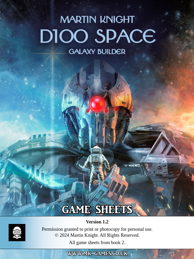 BOOK 2 Galaxy Builder Game Sheets V1.2 | PDF