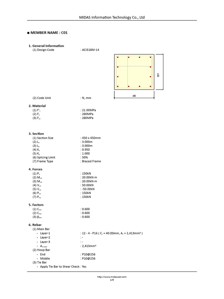 Bicoy Column WORD | PDF | Building Engineering | Civil Engineering