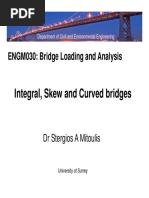 Modeling Techniques for Skewed Bridges | PDF | Angle | Bridge
