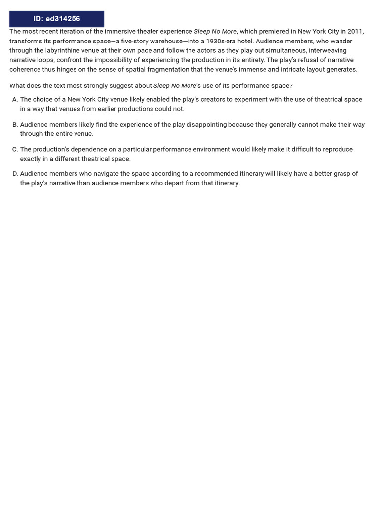 SAT Suite Question Bank - Results | Download Free PDF | Taxes | Policy