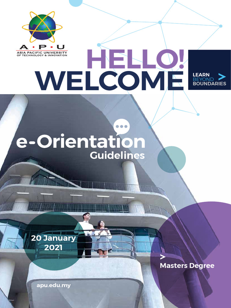 Jan - Full Time Masters Degree E-Orientation Guide | PDF | Educational ...