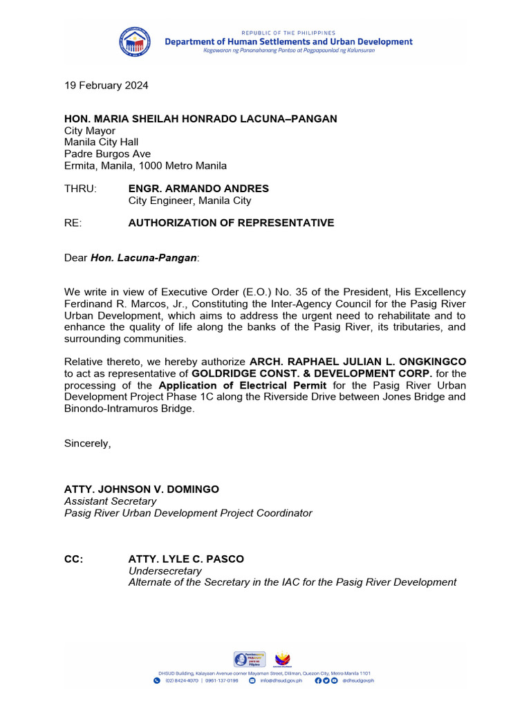 Letter Electrical Permit | PDF