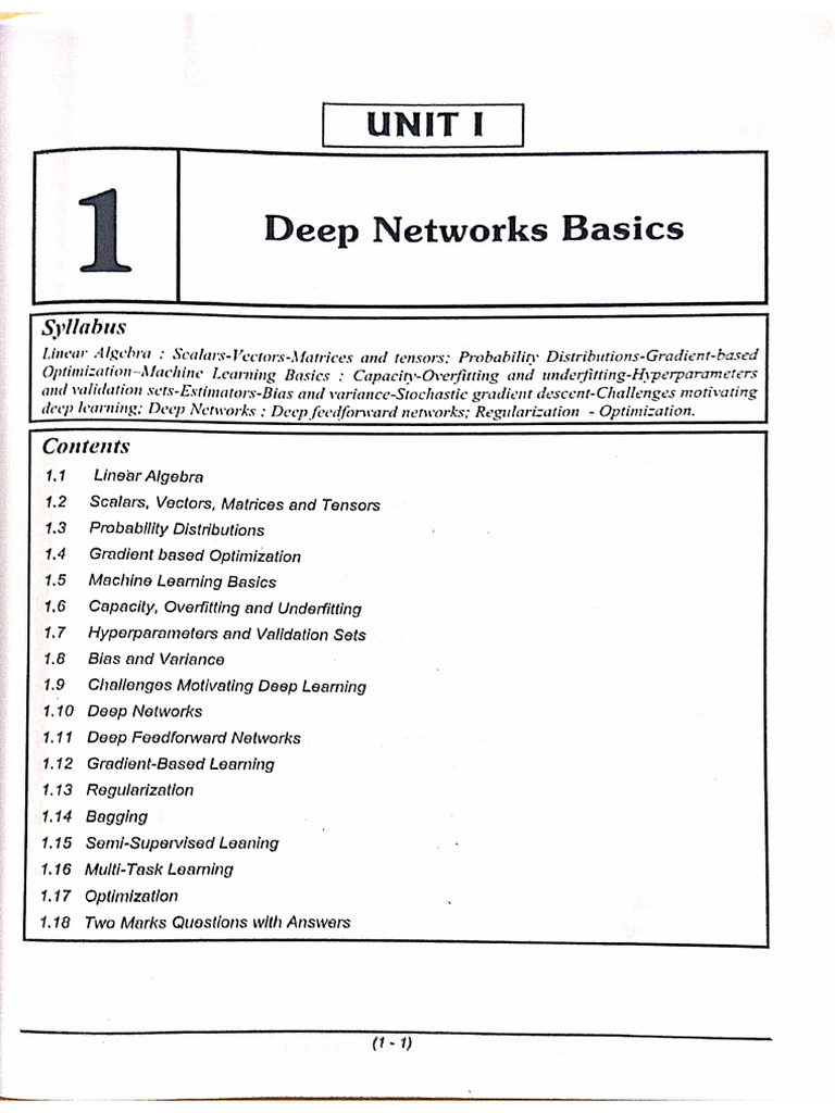 Deep Learning Book | PDF