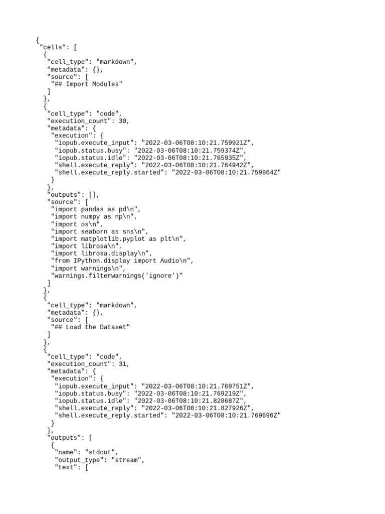 Speech Emotion Recognition - Sound Classification - Ipynb | PDF | Computer Data | Data
