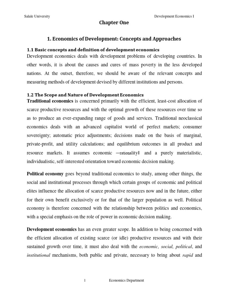 Chapter 1 | PDF | Gross Domestic Product | Economics