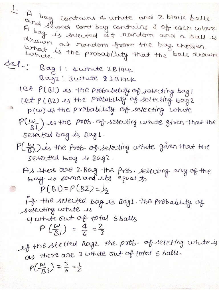 Probability Assignment | PDF