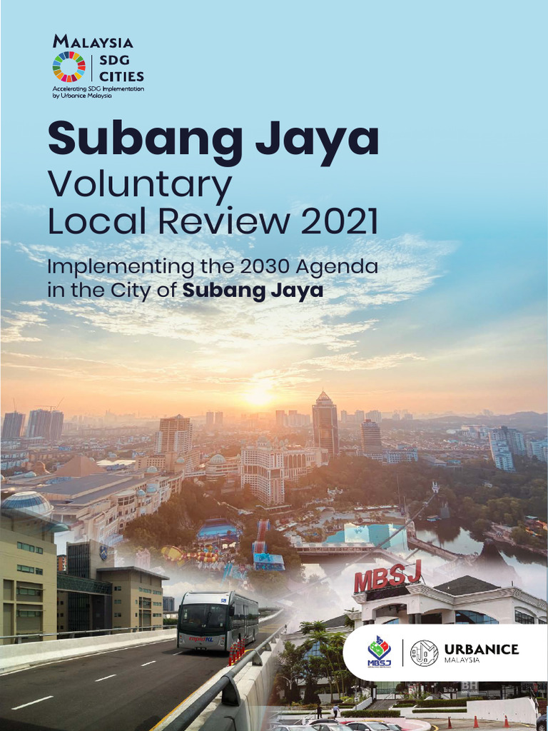 Subang Jaya Voluntary Local Review 2021 | PDF | Sustainability | Economies