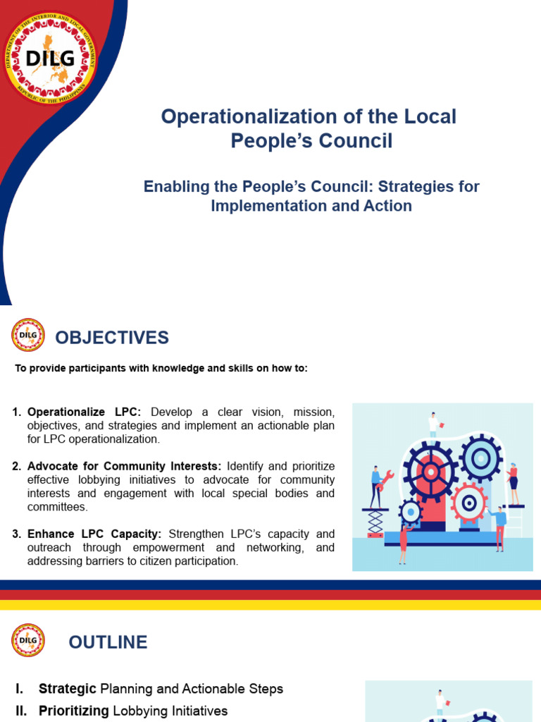 Session 5 - 2 Operationalization of The LPC Ver2 | PDF | Governance ...