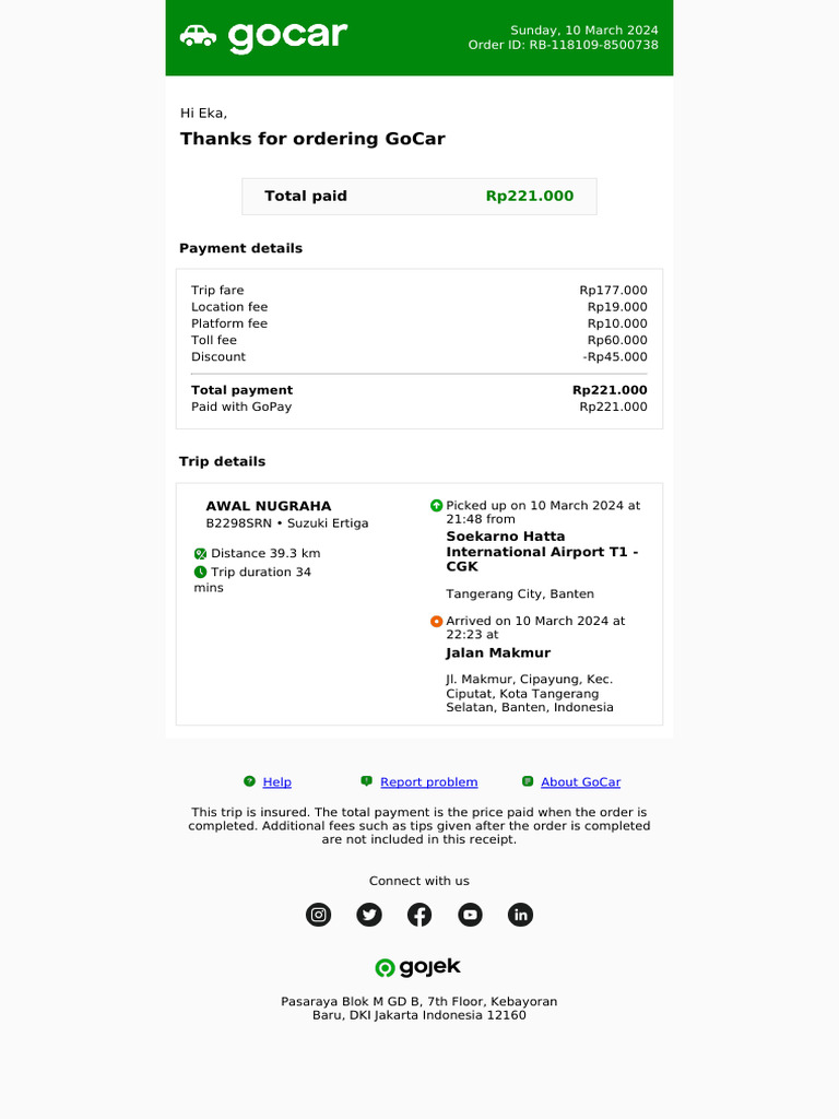 RB 118109 8500738 | PDF | Jakarta | Payments