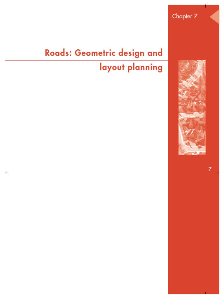 Roads Geometric Design and Layout Planni | PDF | Traffic | Road