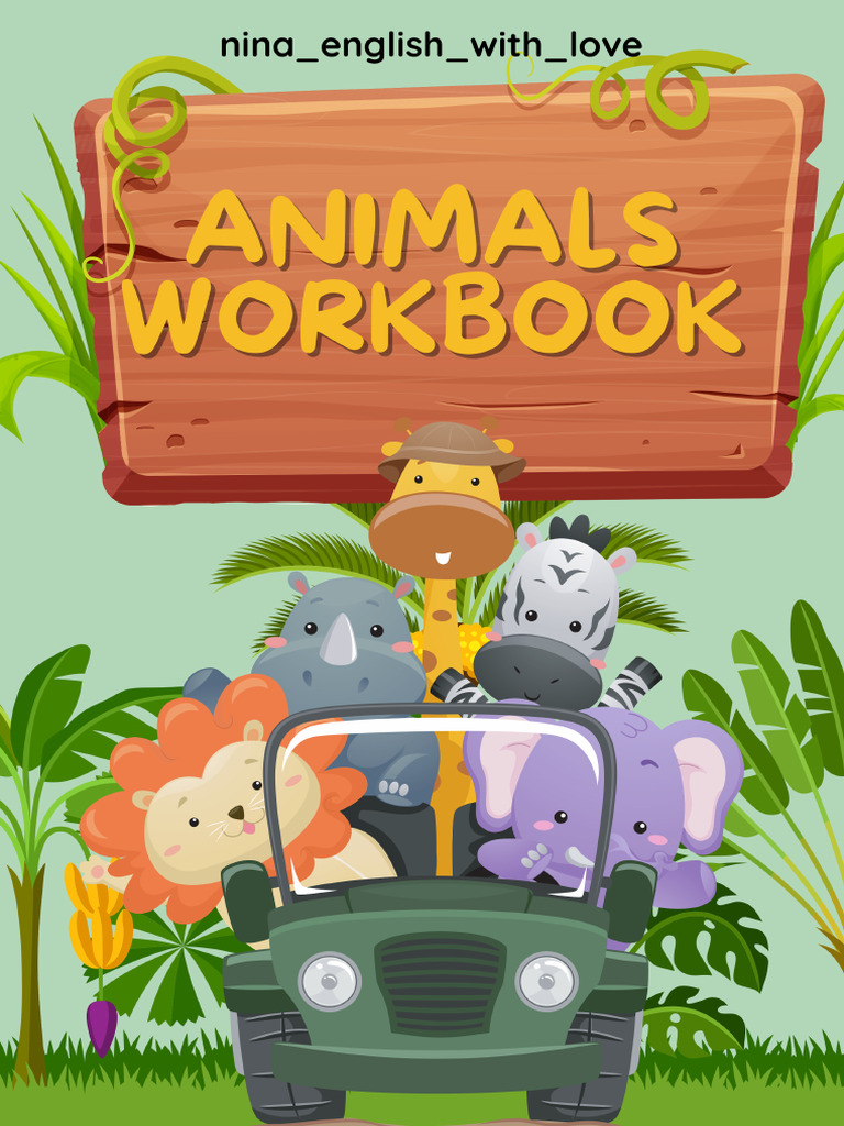 Animals Workbook | PDF