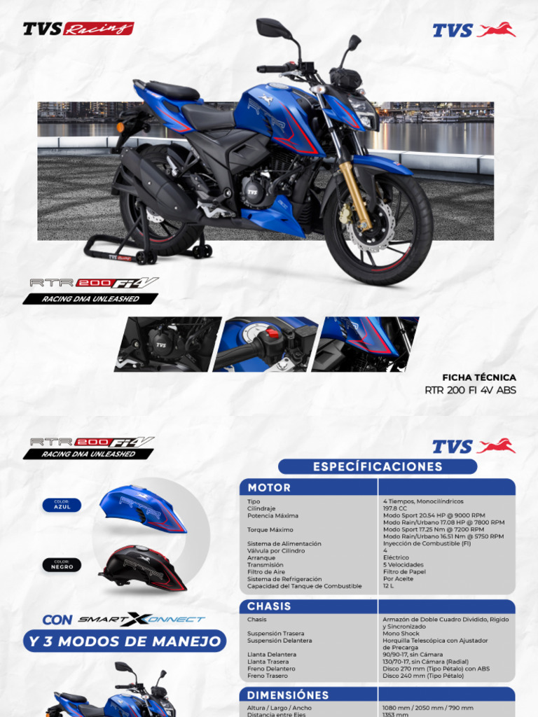 RTR 200 4v Fi Abs | PDF