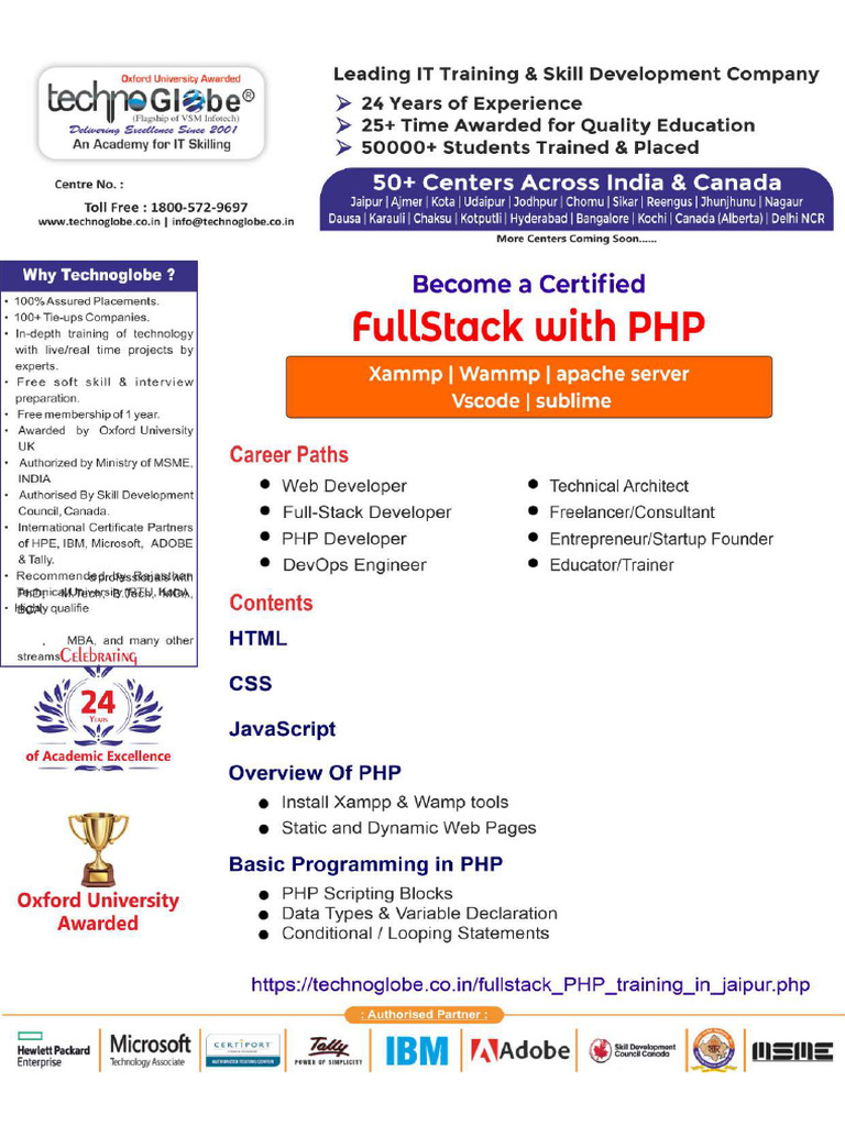 Full Stack With PHP. Presentation | PDF