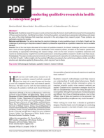 COREQ: 32-Item Qualitative Checklist | PDF | Focus Group | Qualitative ...