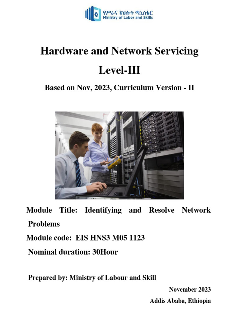 M05 - Identify and Resolve Network Problems | PDF | Computer Network ...